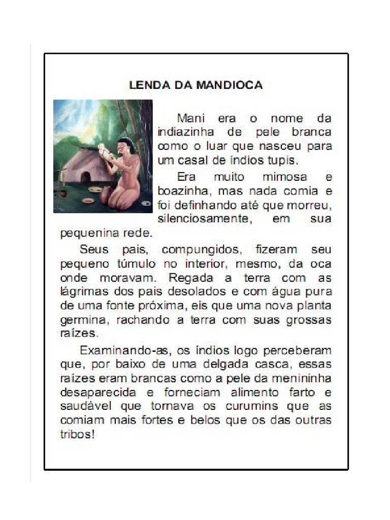 Lenda Da Mandioca 2024 | PDF