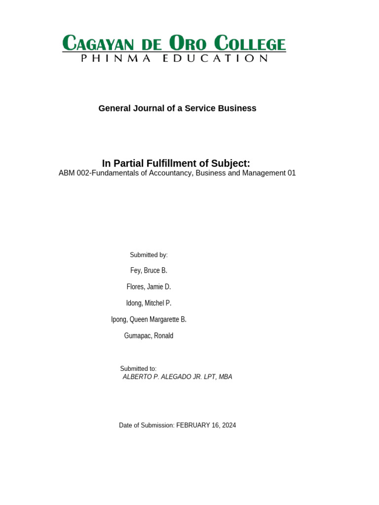 Abm 002 1st PT Template | PDF