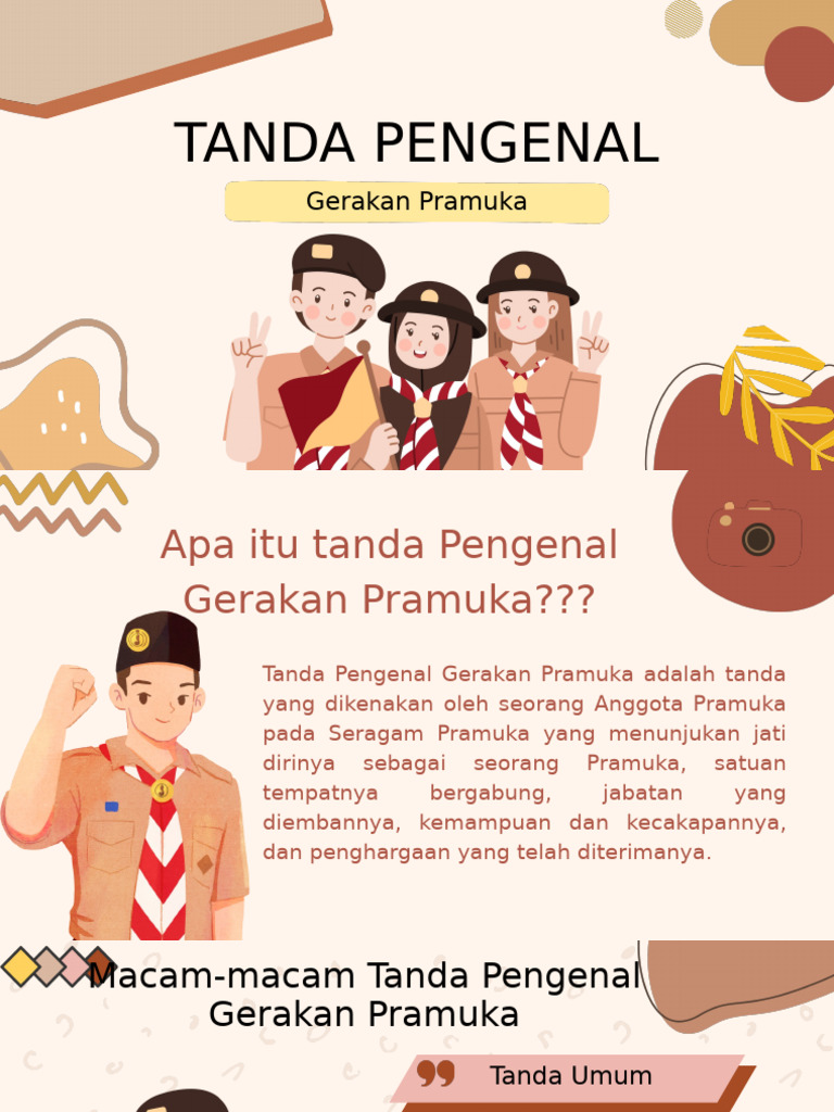 Tanda Pengenal Gerakan Pramuka-1 | PDF | Karier & Perkembangan | Gaya Hidup