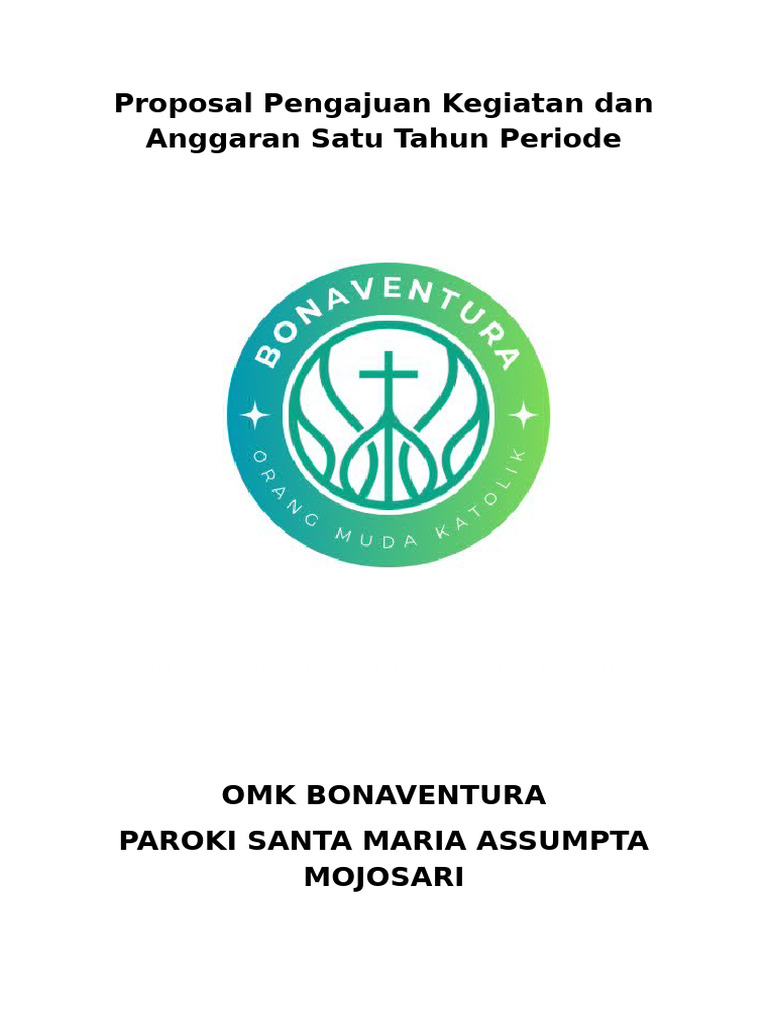 Pengajuan Proposal OMK | PDF