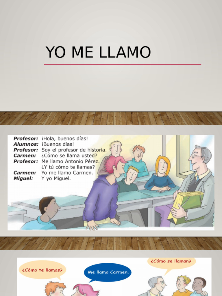Lección 2 - Yo Me Llamo | PDF