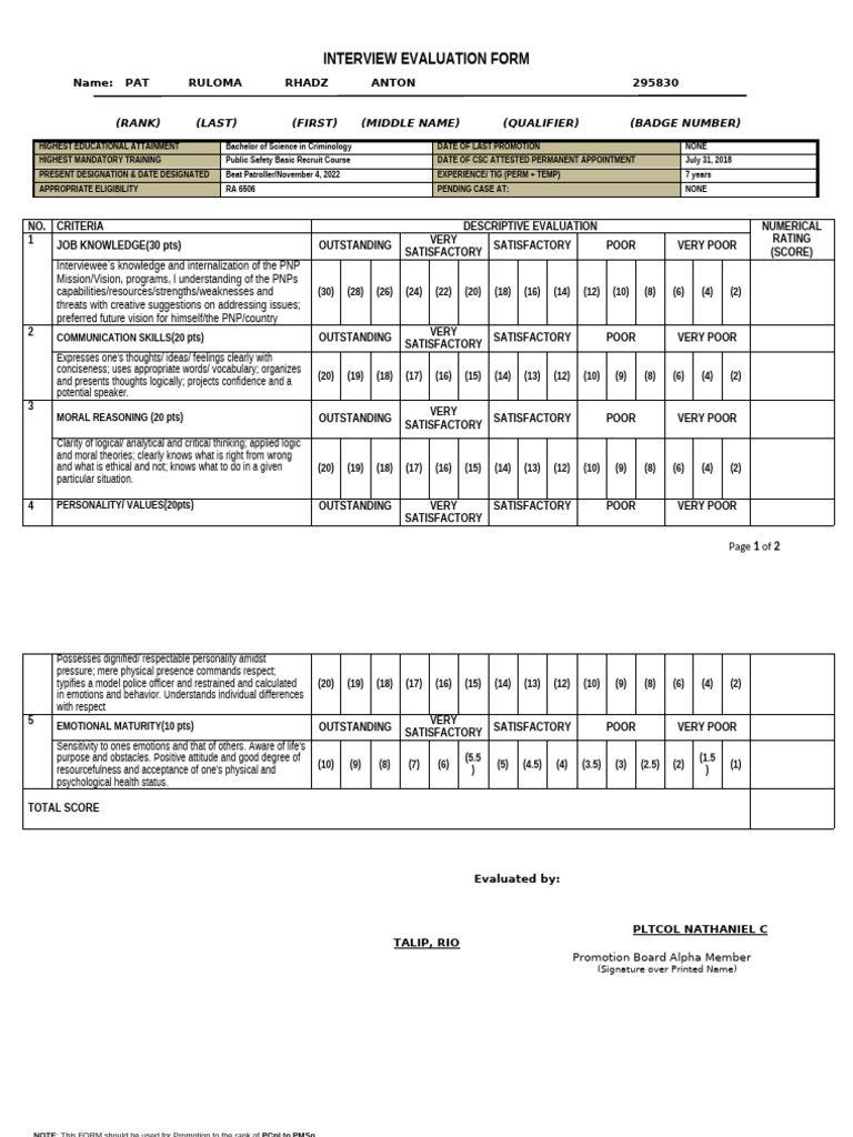 ALPHA Member Respo | PDF