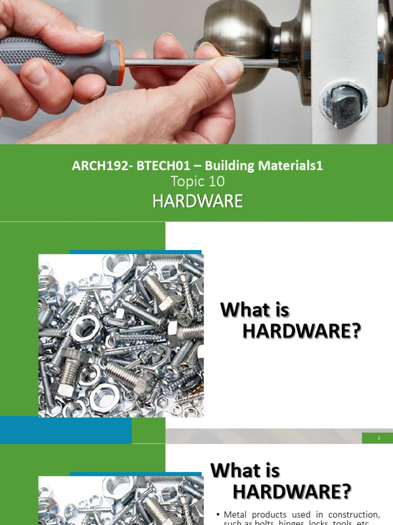 Topic 10 Hardware | PDF