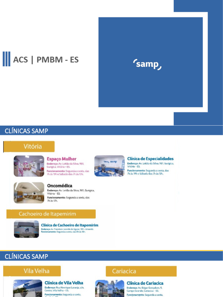 COMPARATIVO-PRODUTOS-REDE-ATENDIMENTO-SAMP | PDF