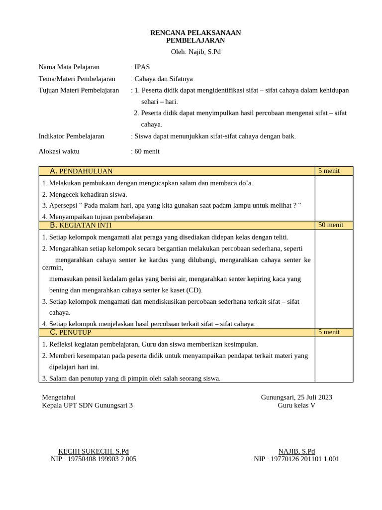 Modul Ajar Kumer | PDF