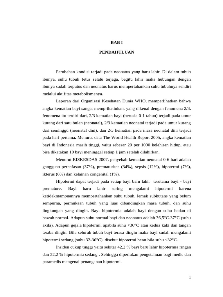 Refrat Hipotermi Print | PDF