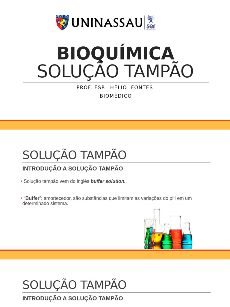 Aula 3 - Bioquímica Do Sistema Tampão | PDF