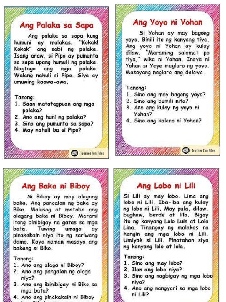 Tagalog Story | PDF