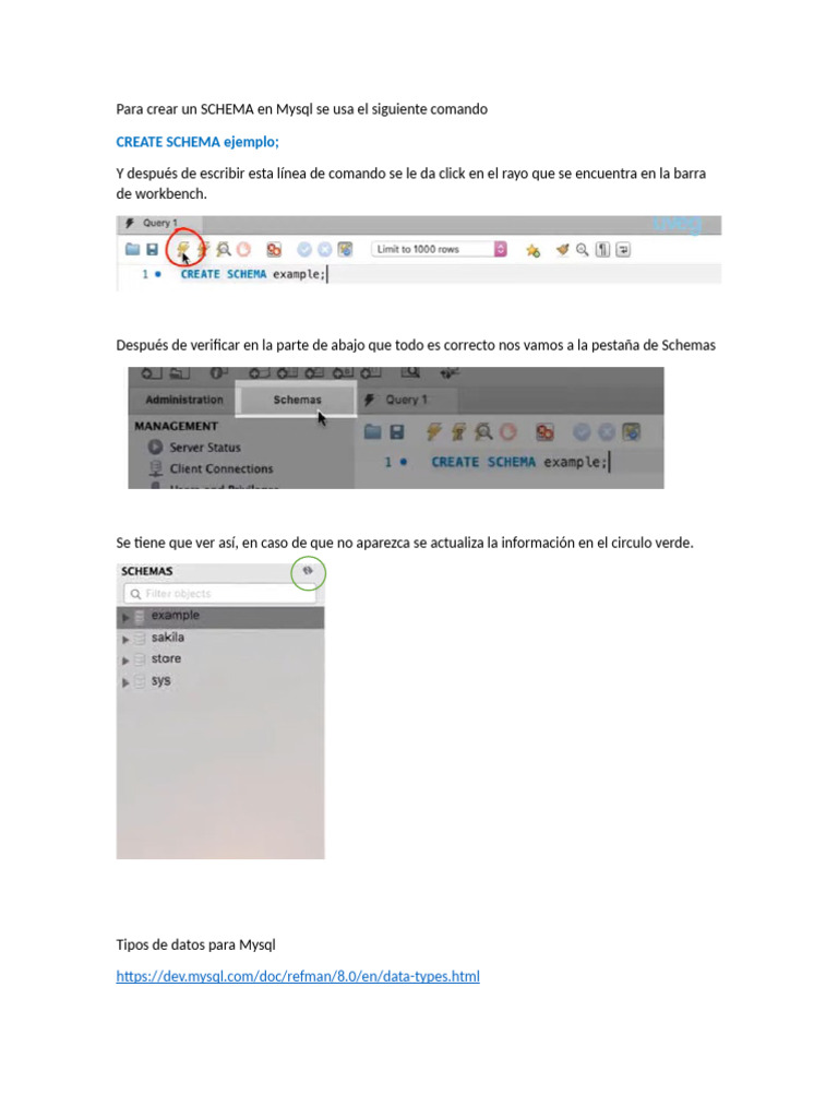 Crear Un SCHEMa | PDF
