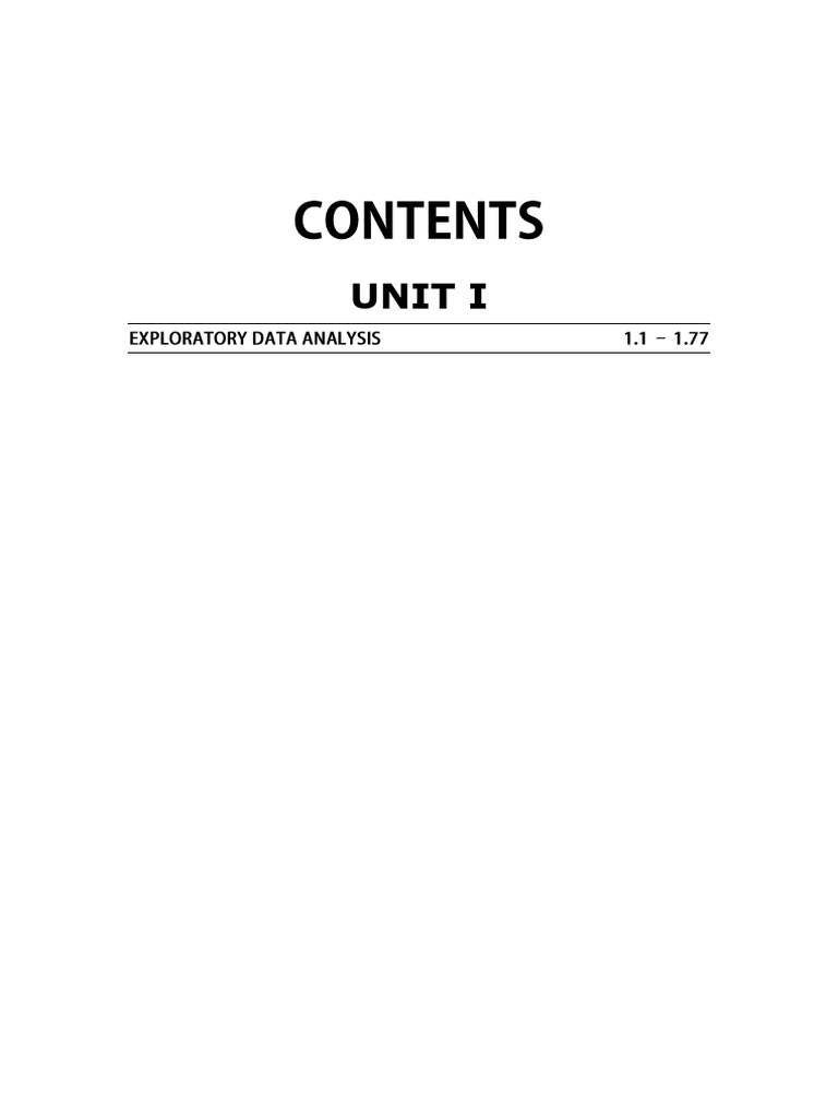 Data Exploration And Visualization Pdf