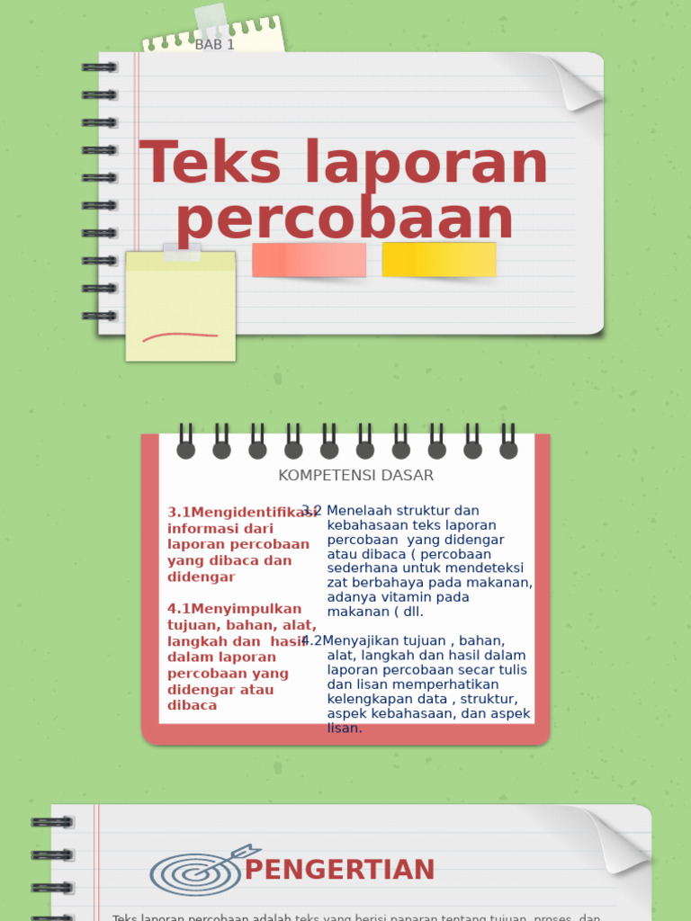 Teks Laporan Percobaan Pdf
