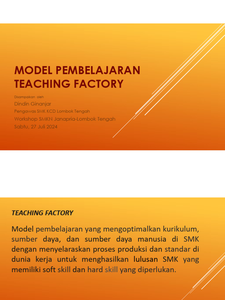 Teaching Factory | PDF