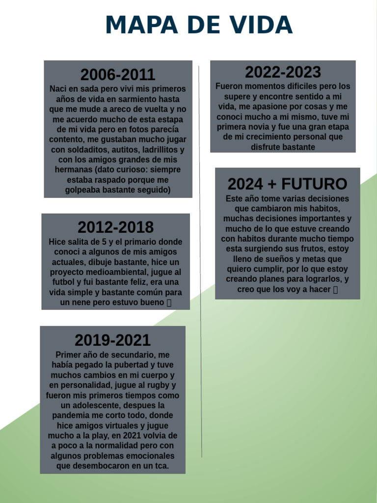 Plantilla 1 Mapa de Vida 1 1-2 | PDF