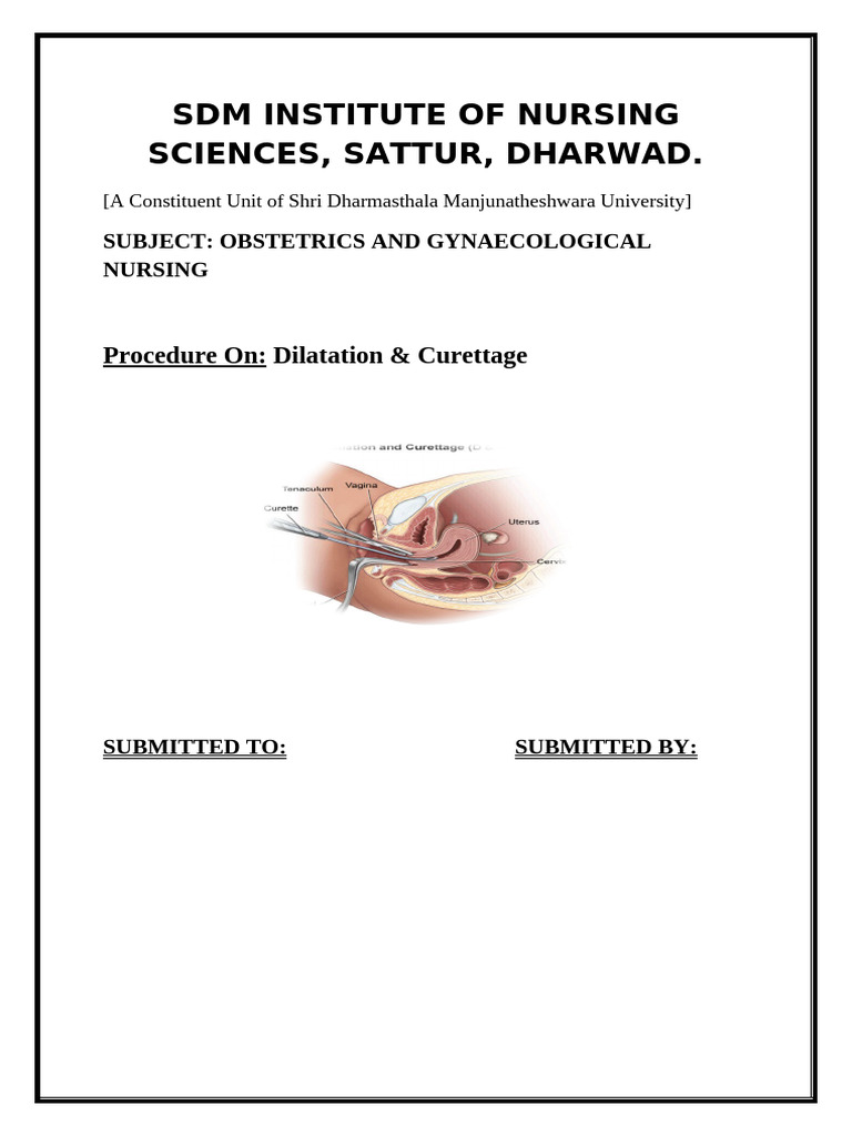 Procedure Front Page | PDF