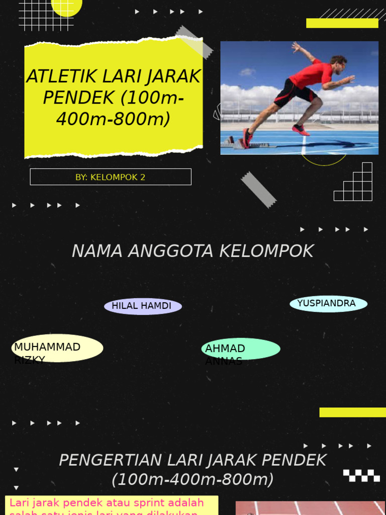 Lari Jarak Pendek (100m-400m-800) | PDF