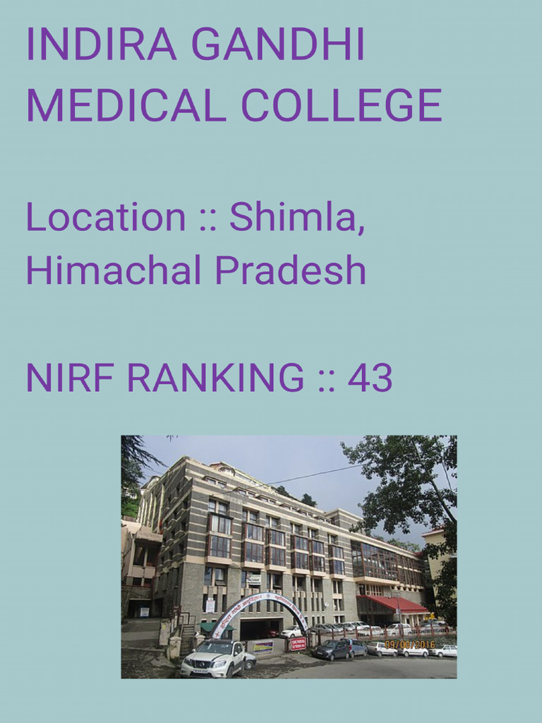 IGMC Shimla | PDF
