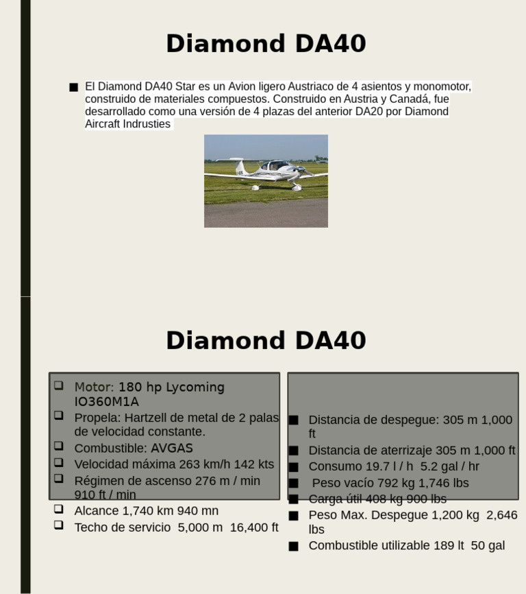 Diamond DA40 | PDF