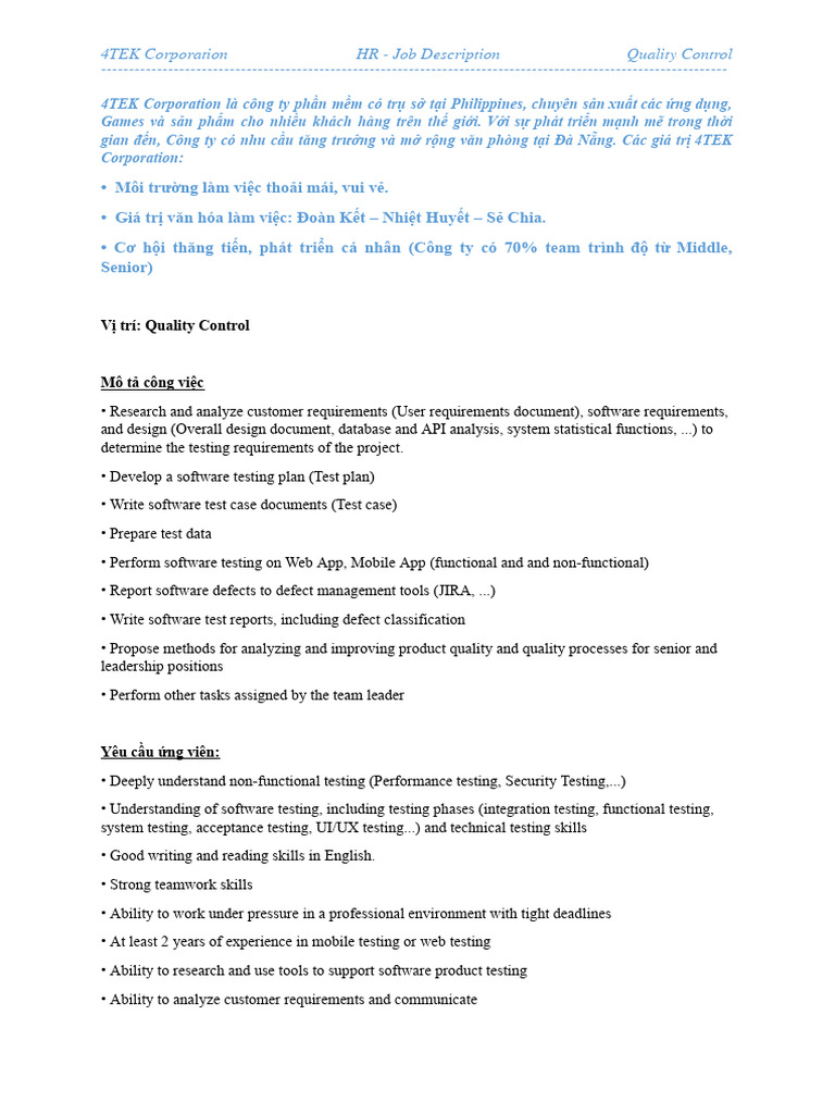 Quality Control | PDF