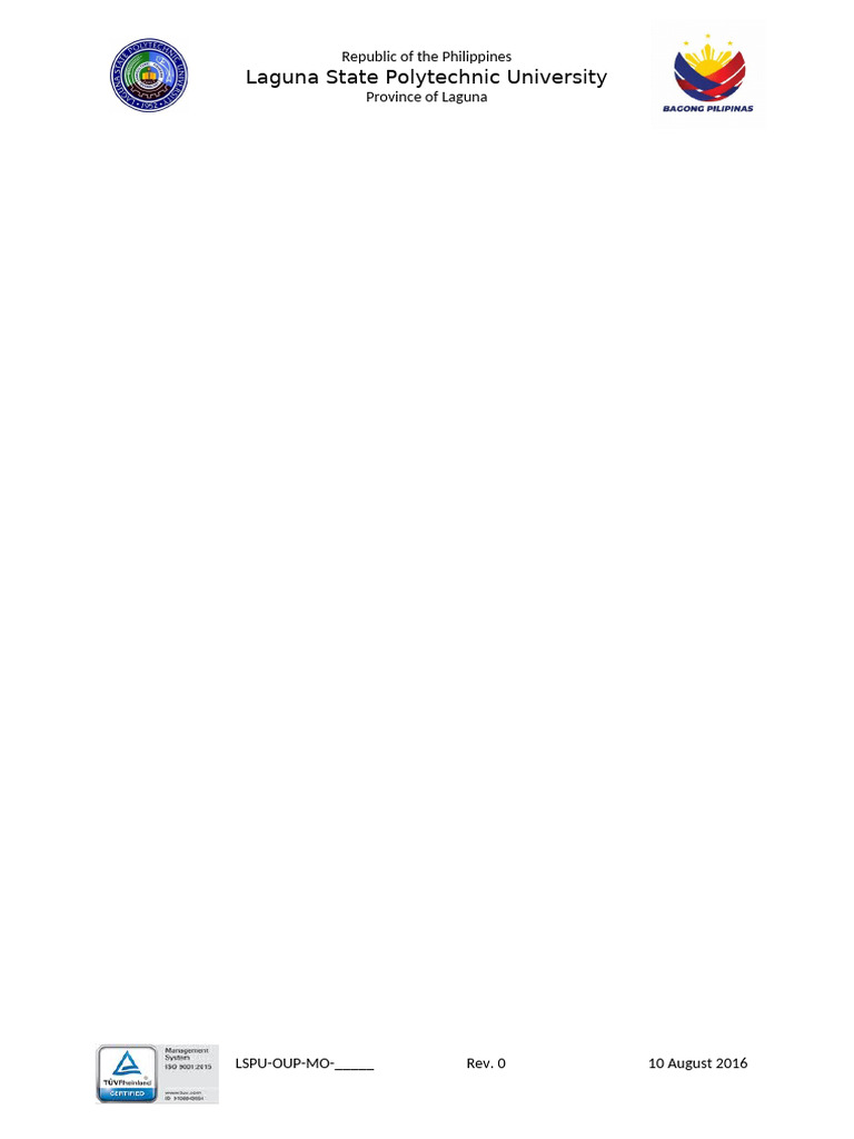 Lspu Template Final | PDF