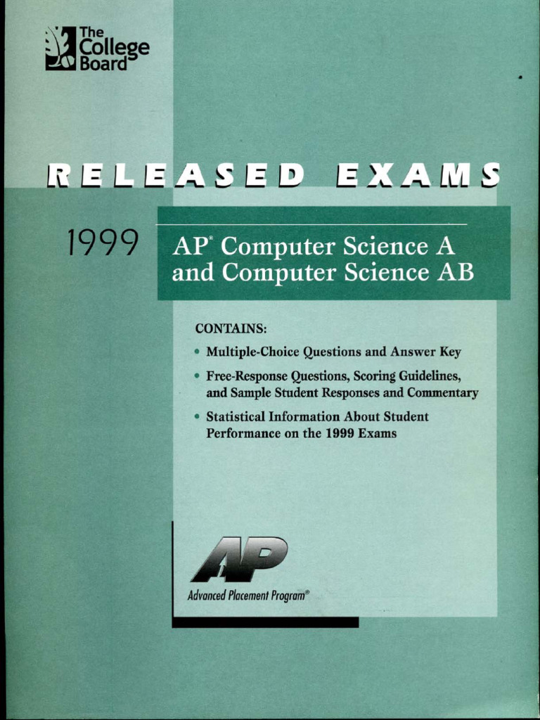 AP CS 1999 - Unlocked | PDF