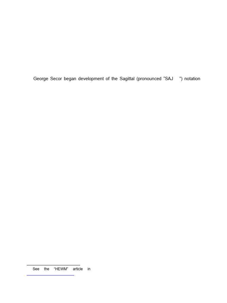 Sagittal - A Microtonal Notation System | PDF