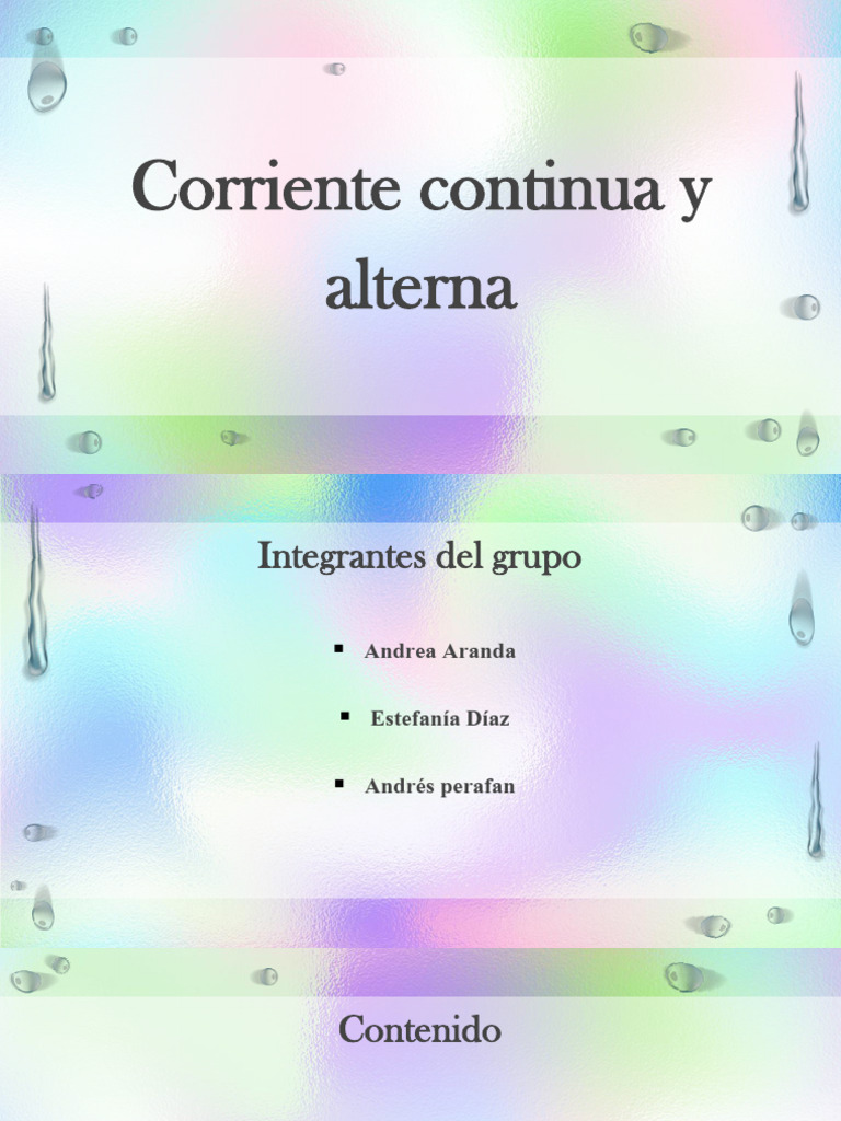 Corriente Continua y Alterna | PDF