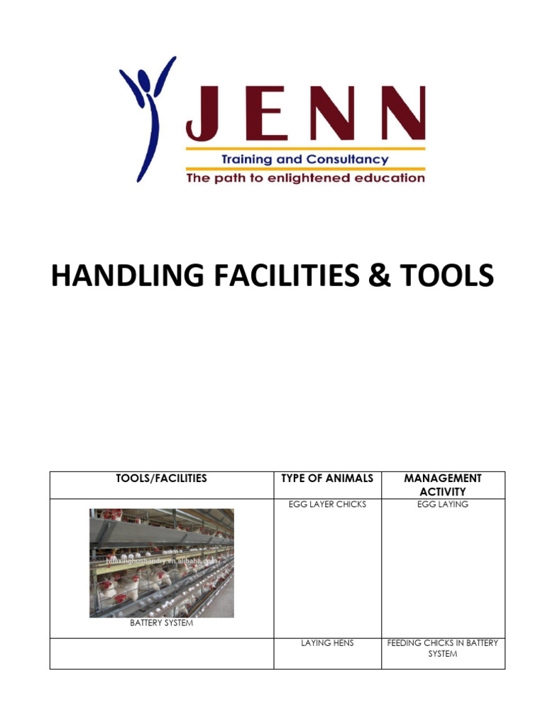 AGRIC Animal Production Handling Tools | PDF