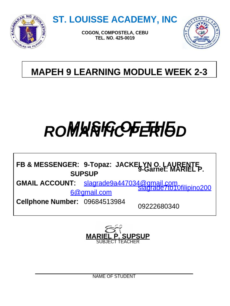 Music&Arts - Week2-3 | PDF