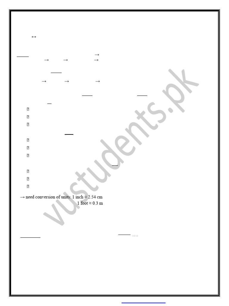 Phy101 Short Notes Study With Hamza25 Pdf