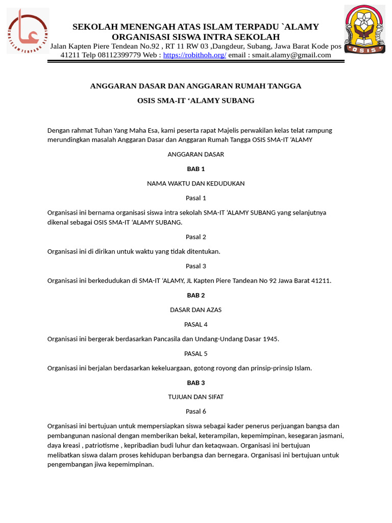 Adart Osis MPK | PDF