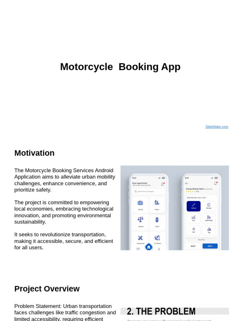 Motorcycle Booking App | PDF