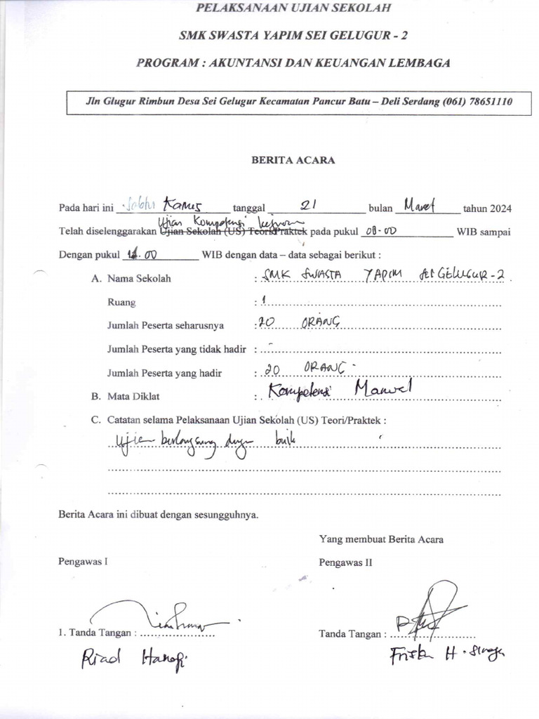 Kompetensi Manual R1 | PDF