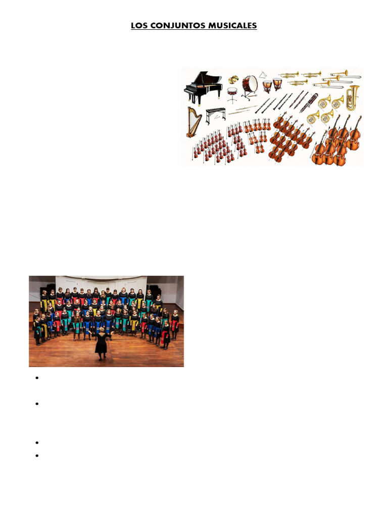 Los Conjuntos Musicales | PDF