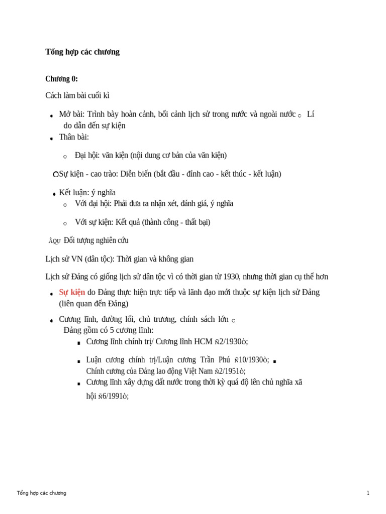 T NG H P Ghi Chép | PDF