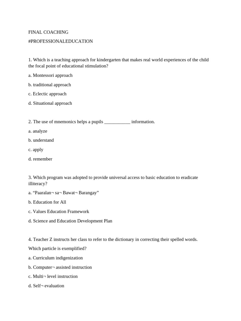 Final Coaching Let 5 | PDF