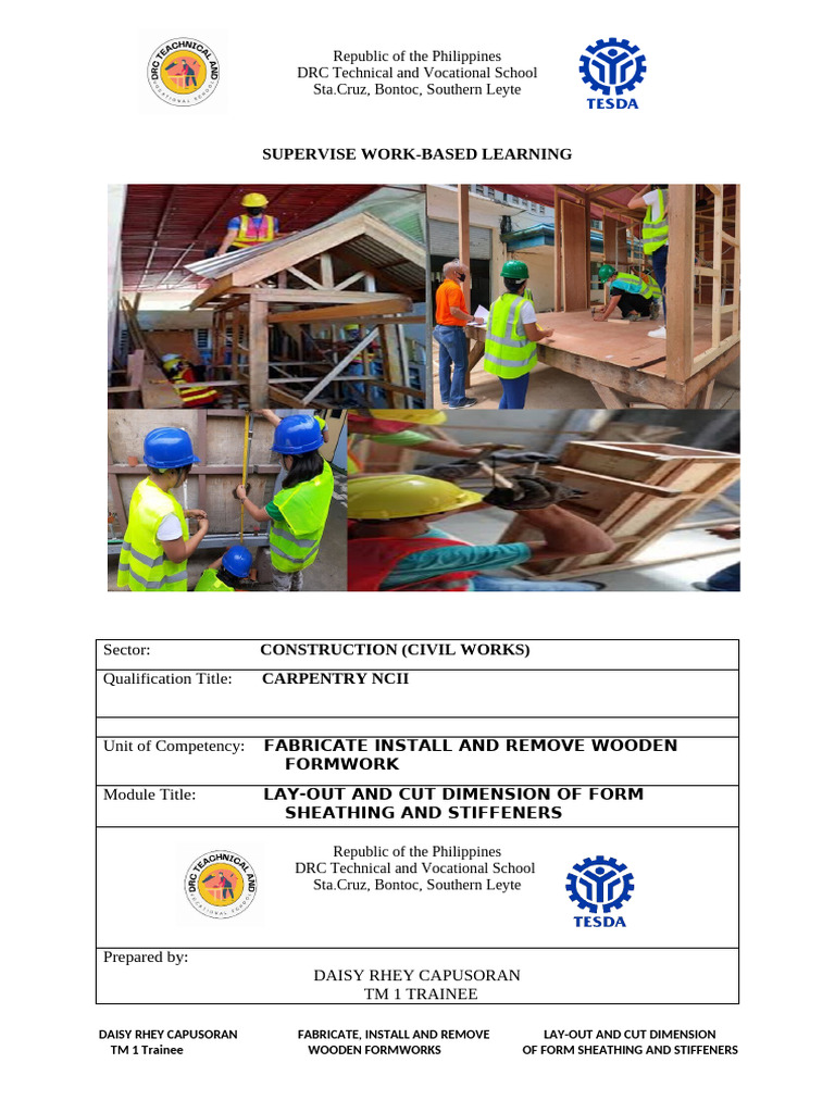 23.supervise Work-Based Learning and Moa | PDF