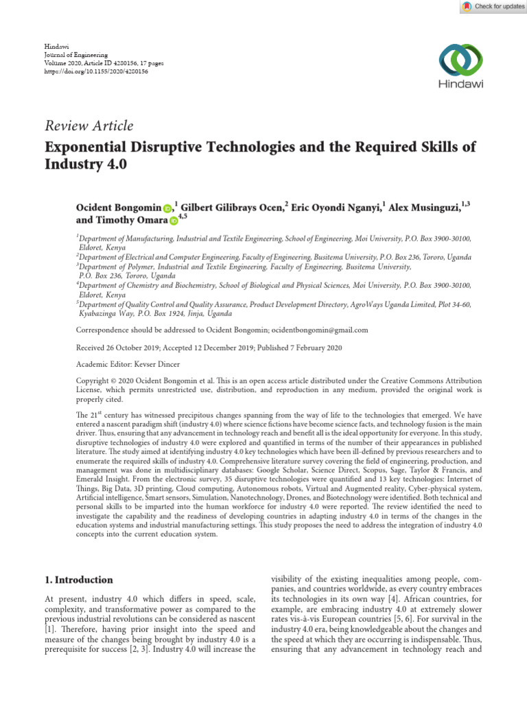 Disruptive Technologies | PDF