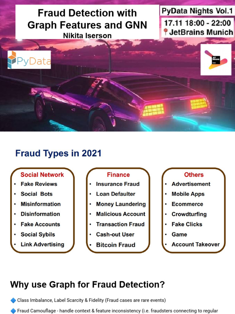 Fraud Detection With Graph Features GNN Nikita Iserson | PDF