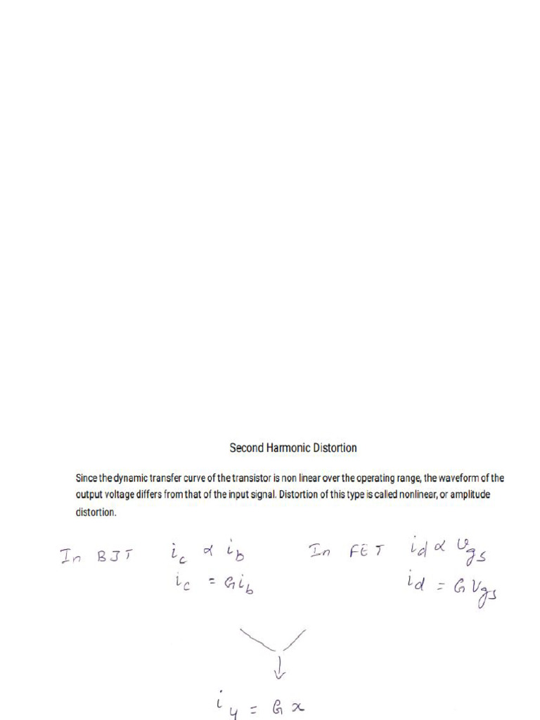 Second HArmonic Distortion | PDF