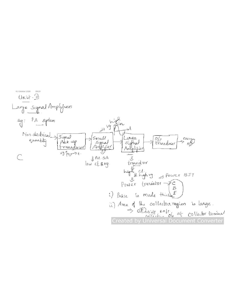 LArge Signal Amplifiers | PDF