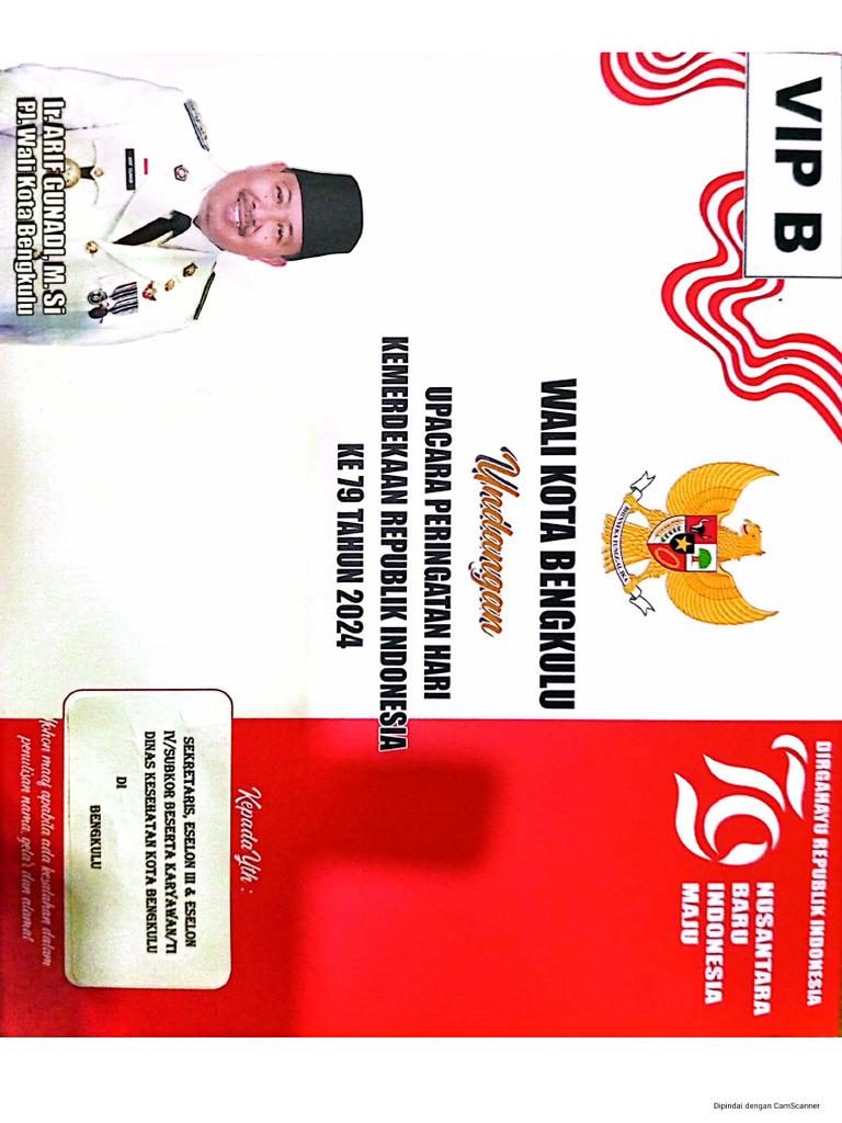 Undangan Hut Ri Ke 79 Utk Dinkes Pdf