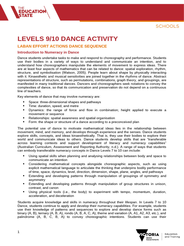 dance-levels-9-and-10-laban-effort-actions-dance-sequence | PDF