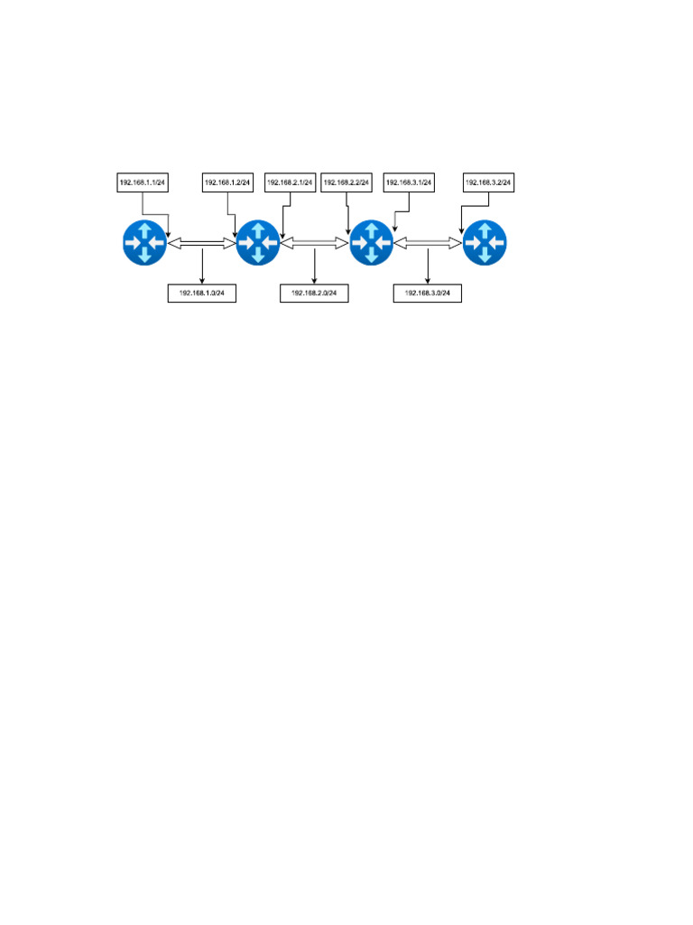 Topologi Routing Statis 4 Mikrotik | PDF