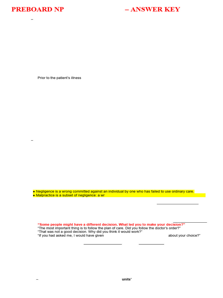 Preboard Nov 2023 NP2 Answer | PDF