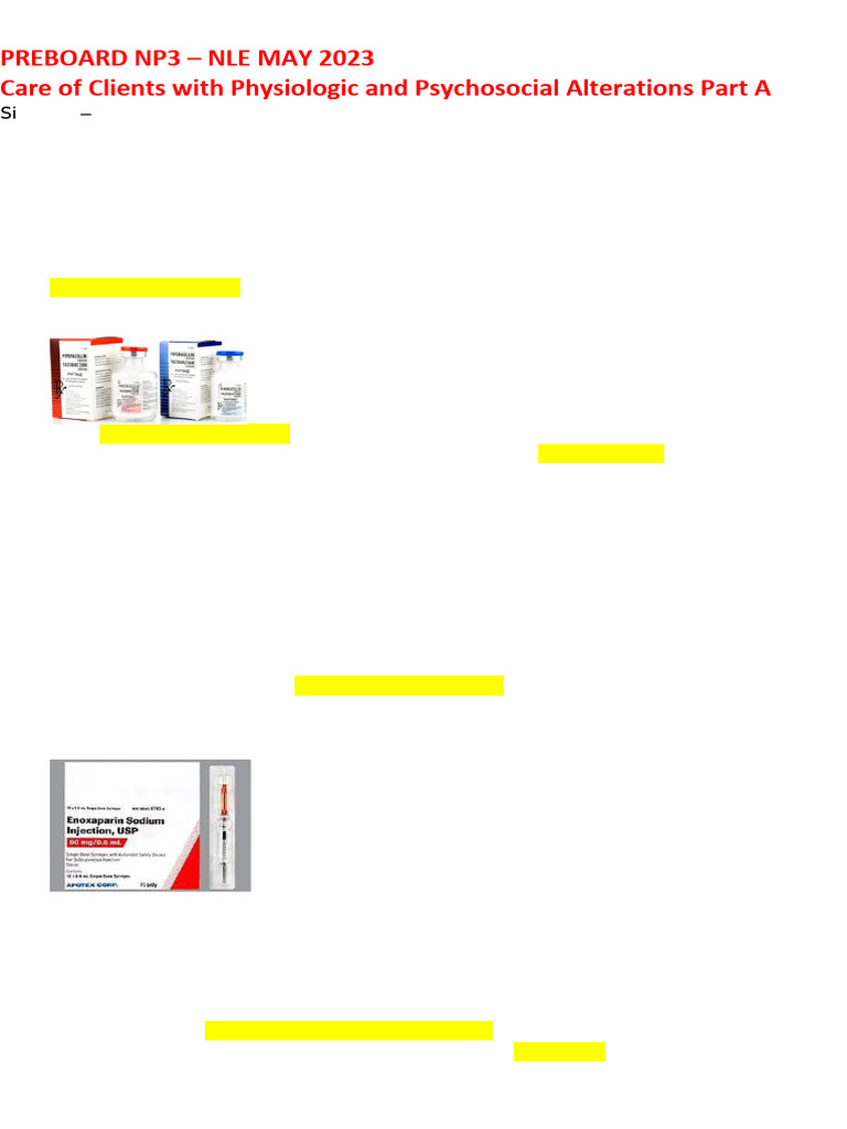 Preboard Nov 2023 NP3 Answer | PDF