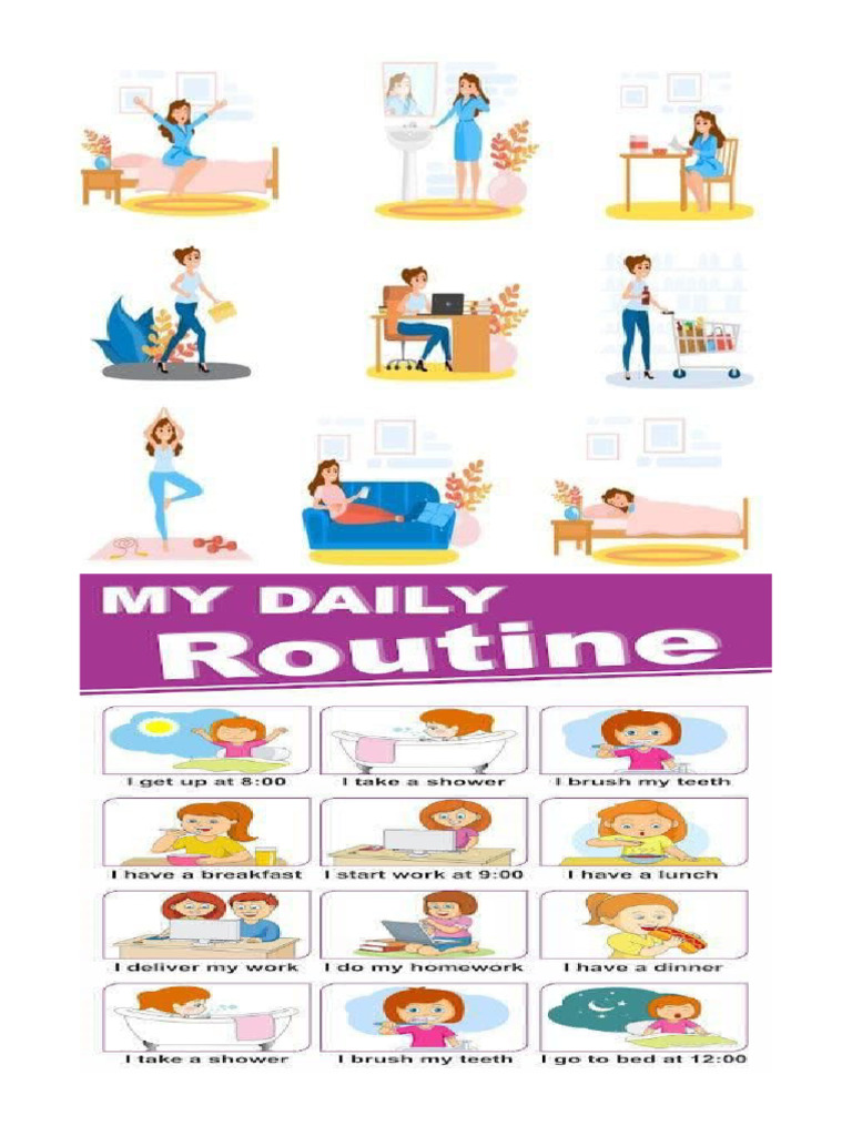 My Daily Routine | PDF