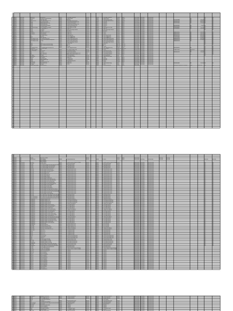 Tabel Master Barang Manual 1 | PDF