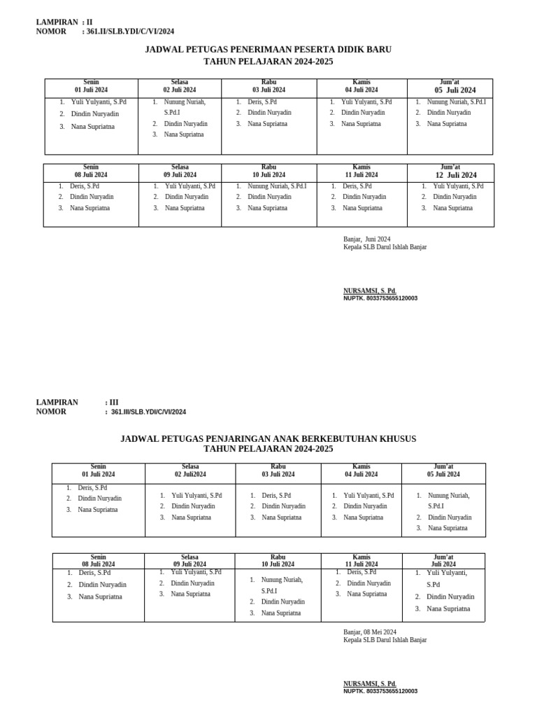Jadwal PPDB | PDF