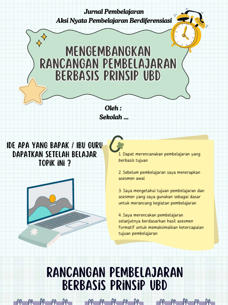 Menerapkan Prinsip Understanding by Design (UbD) | PDF