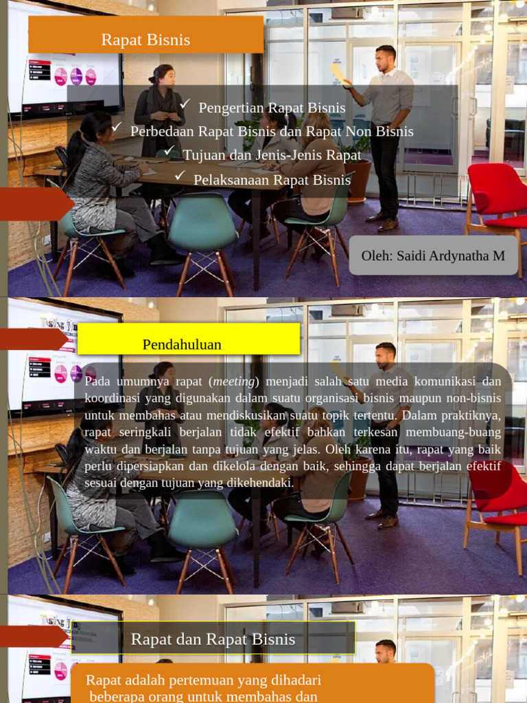 Rapat Bisnis Pdf